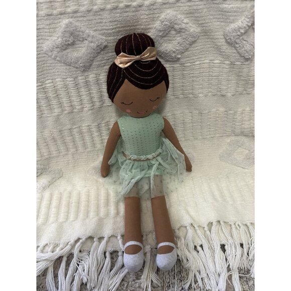 Toys | Pillowfort African Ethnic 21 Plush Doll Ballerina Bow Sparkling ...